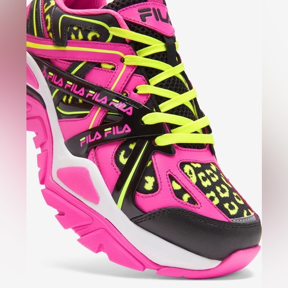 Fila | Shoes | Fila Electrove 2 South Africa Chunky Sole Sneakers Neon ...